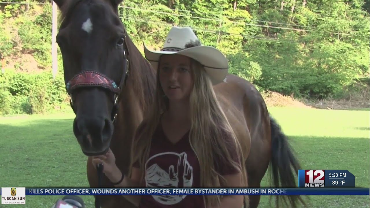Marion County barrel racer headed back to World Championships - YouTube