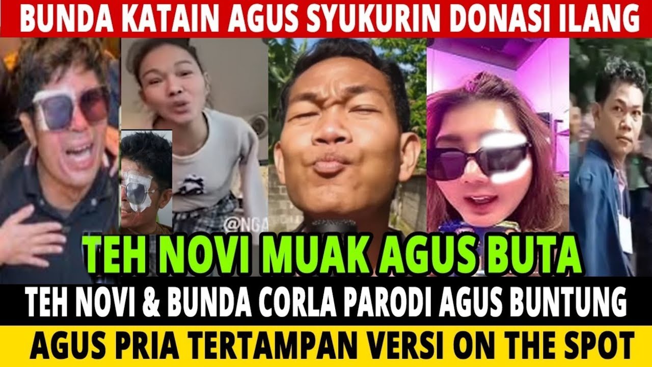 TEH NOVI & BUNDA CORLA SINGGUNG AGUS buta BUNTUNG PRIA TERTAMPAN VERSI ...