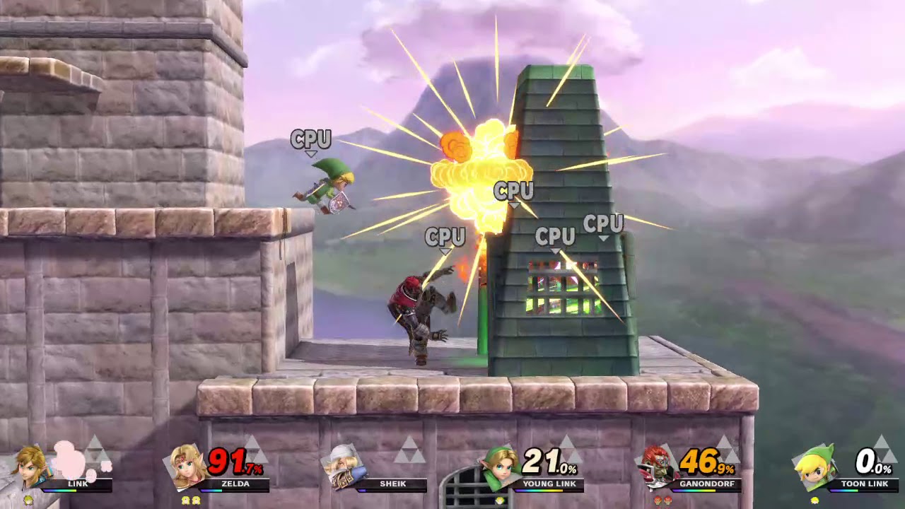 Super Smash Bros Ultimate Zelda Series Battle - YouTube