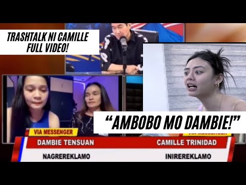 “WAG PURO SUSO!” CAMILLE, TINRASHTALK SI DAMBIE TENSUAN SA TULFO LIVE!