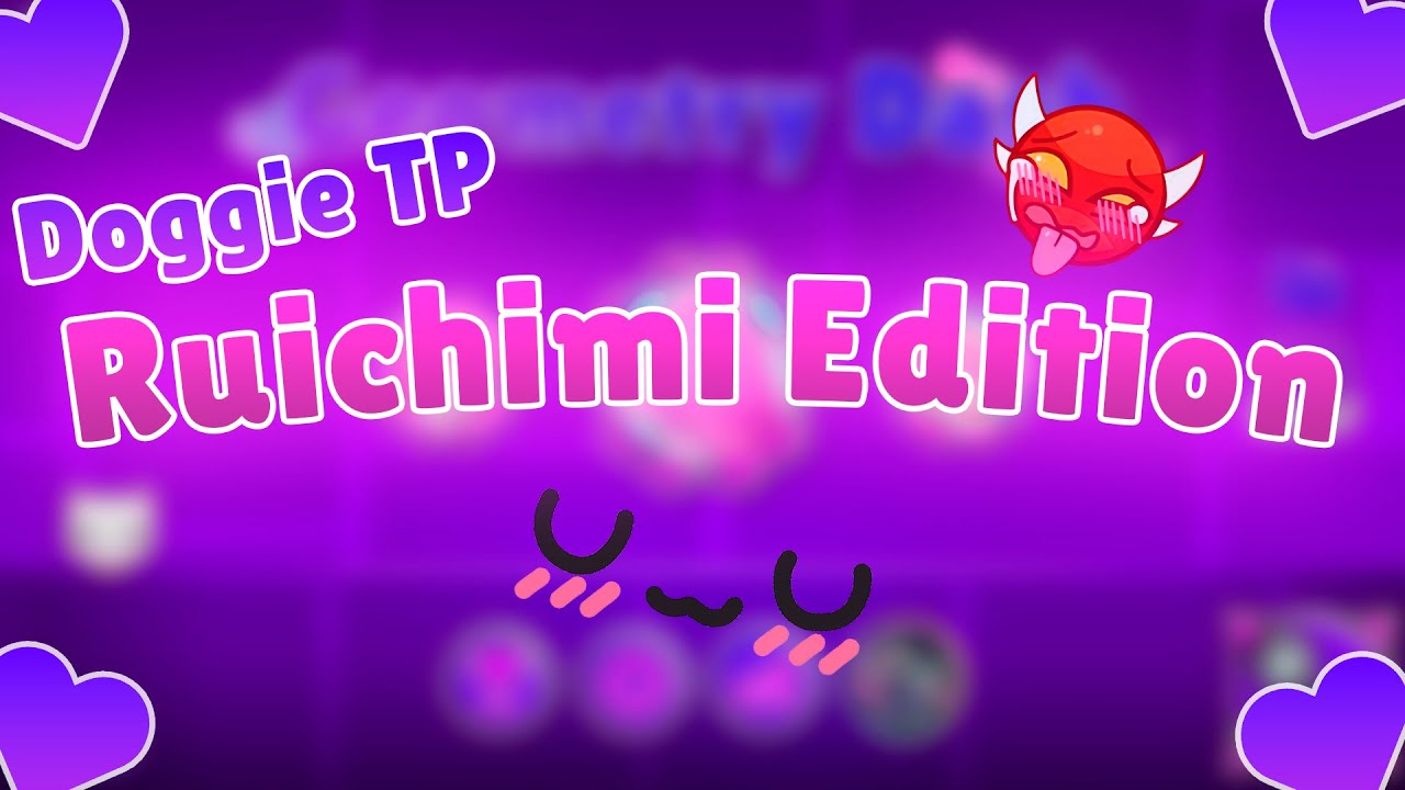 New Kawaii 🌸Texture Pack for Geometry Dash | Doggie TP Ruichimi Edition ...