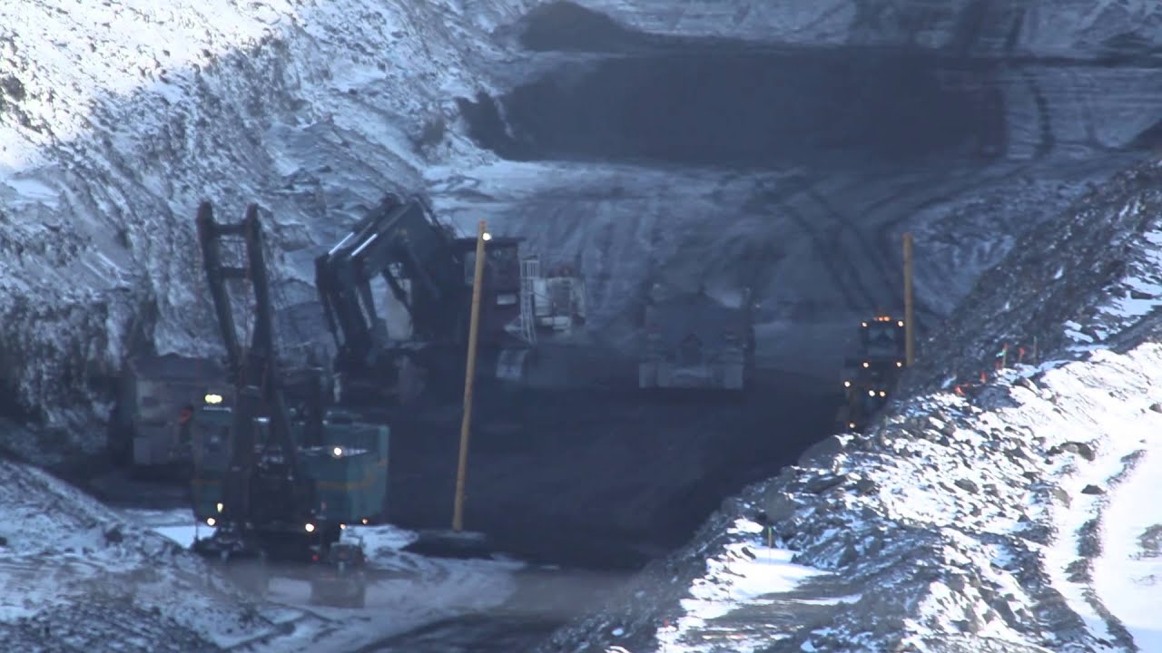 Bucyrus RH170-B and Marion 8750 Dragline - YouTube