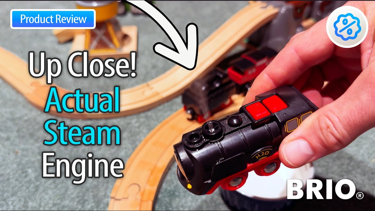 Reviewing the BRIO World Battery Powered Steaming Train – Kids Love ...