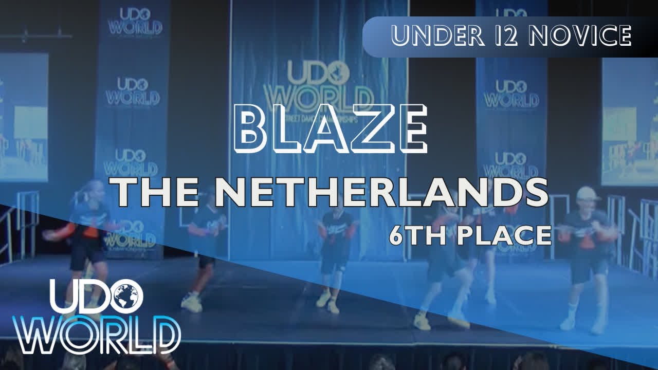 BLAZE | Under 12 Novice 6th Place | UDO World Championships 2024 - YouTube