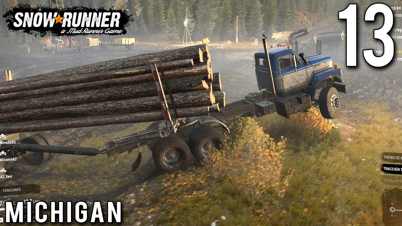 SNOWRUNNER | MICHIGAN Capitulo 13 | COOPERATIVO Multiplayer (1440p60 HD ...