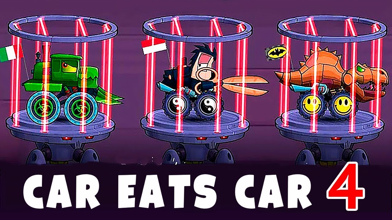 Машина Ест Машину 4 Мультиплеер - Первая Гонка Новой Игры про Хищные Тачки Car Eats Car ...