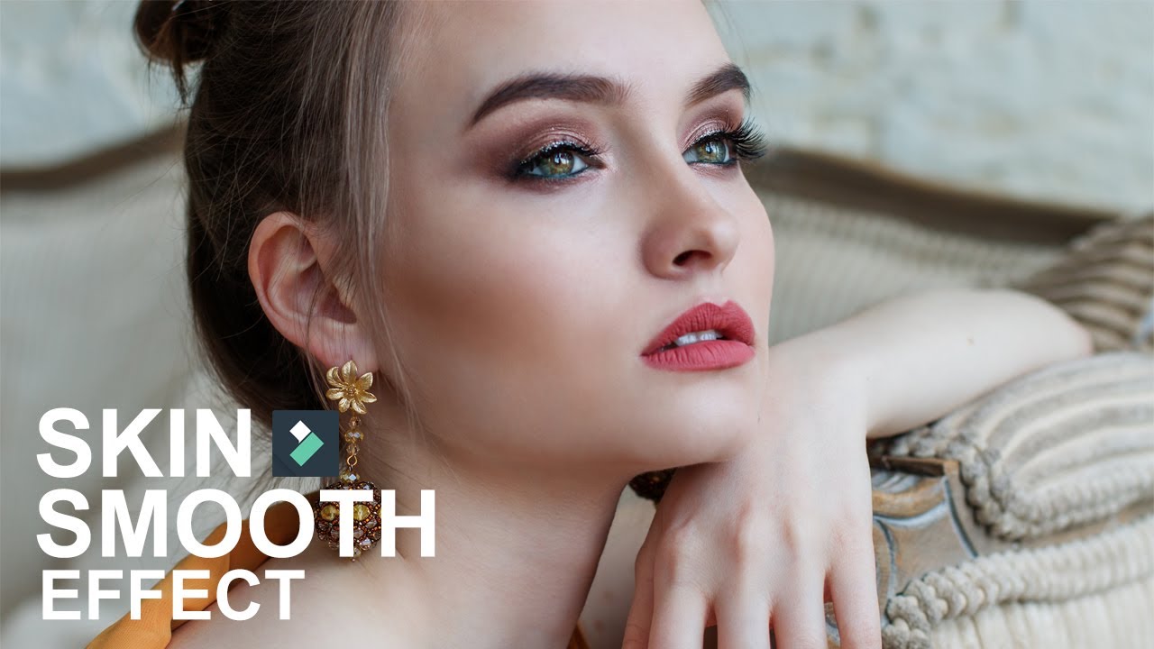 The BEST SMOOTH SKIN Effect In Video - Filmora Tutorial - YouTube