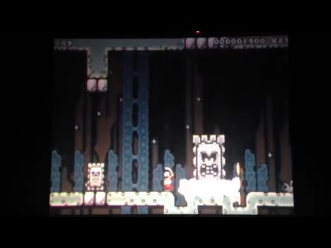 Super Mario Maker Levels: "Thwomp Caverns" - YouTube