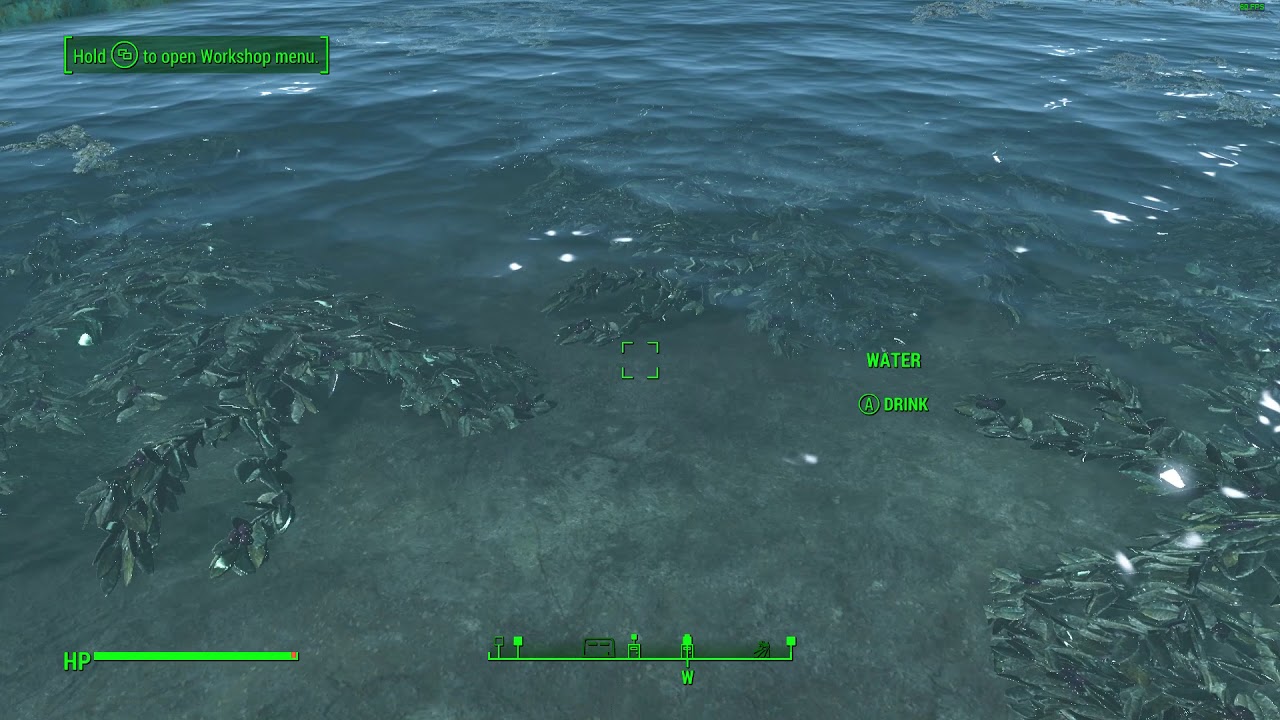 Fallout 4 a quick way to stop drinking water - YouTube