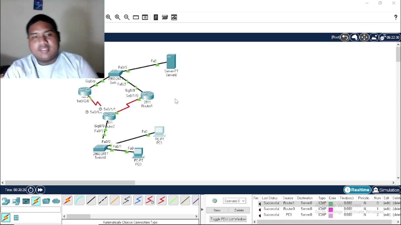 membuat load balancing dengan 2 isp menggunakan cisco packet tracer - YouTube