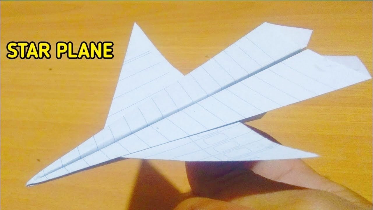 Origami Pesawat Bintang | Star Paper Plane - YouTube