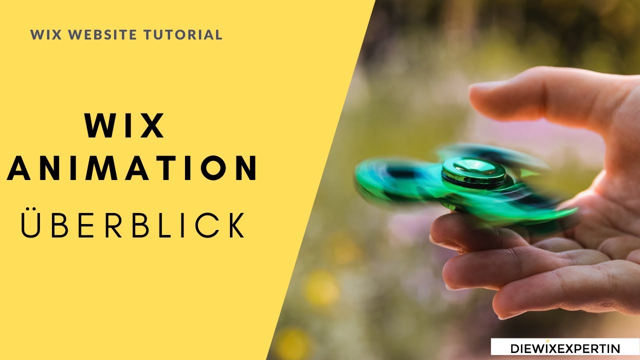 Wix Animation Tutorial Deutsch | da kommt Bewegung in die Webseite ...