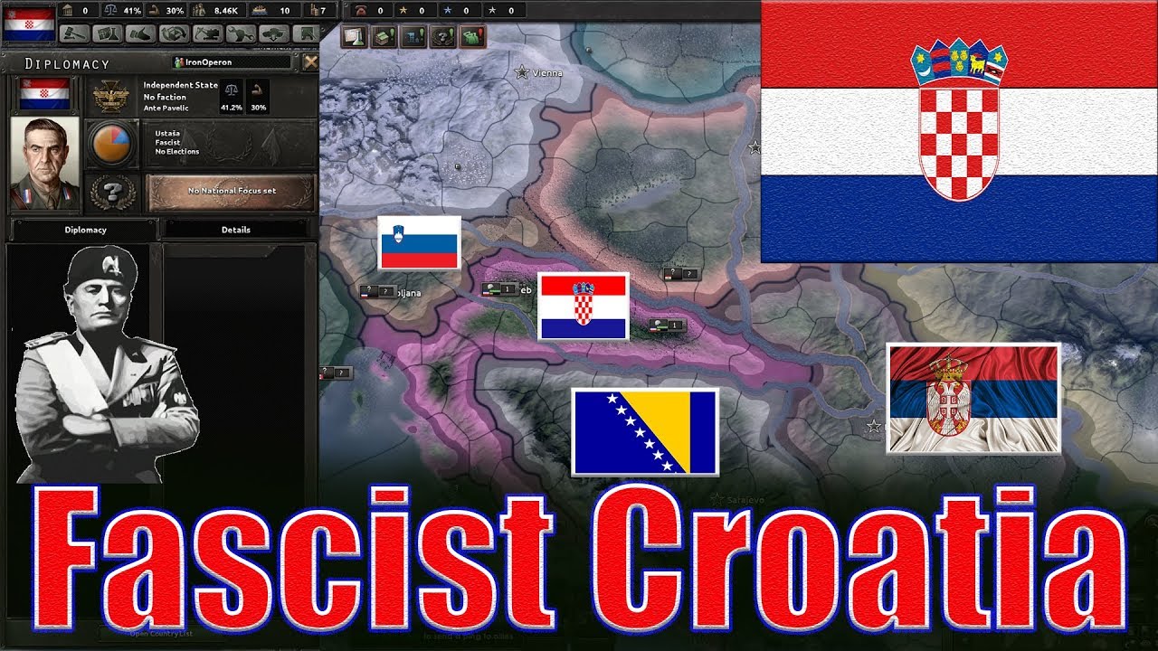 Fascist Croatia! Hearts of Iron IV (HOI4) - YouTube