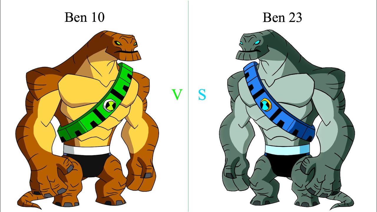 Ben 10 VS Ben 23 side by side comparison Part 2 - YouTube