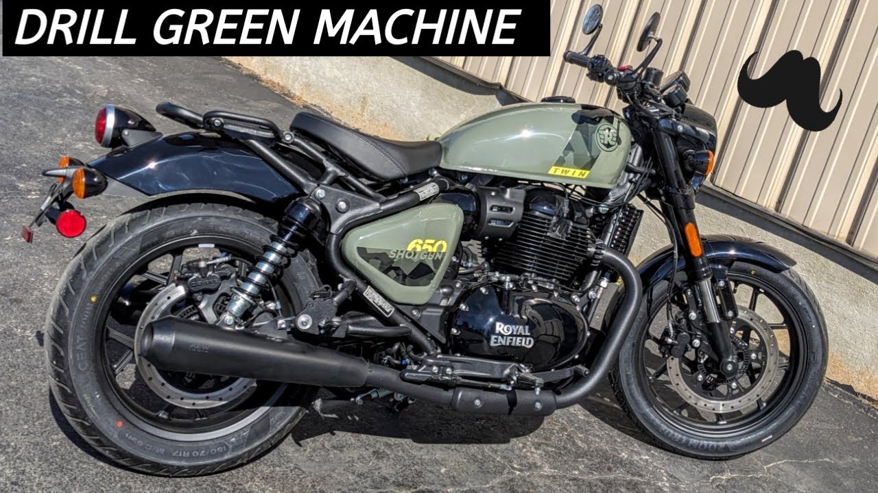 Drill Green RE Shotgun 650 w/ AEW Pipes, DNA Filter & More - Wahoo ...