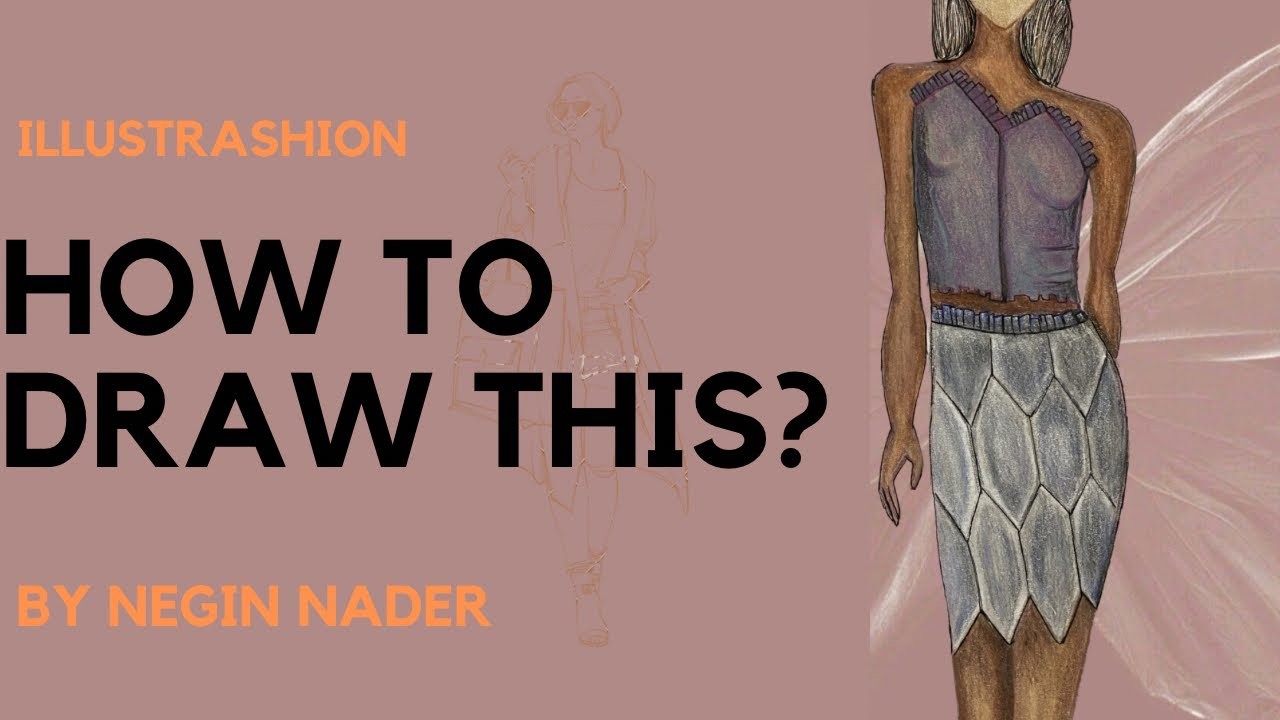 How to draw top & skirt? 😍 - YouTube
