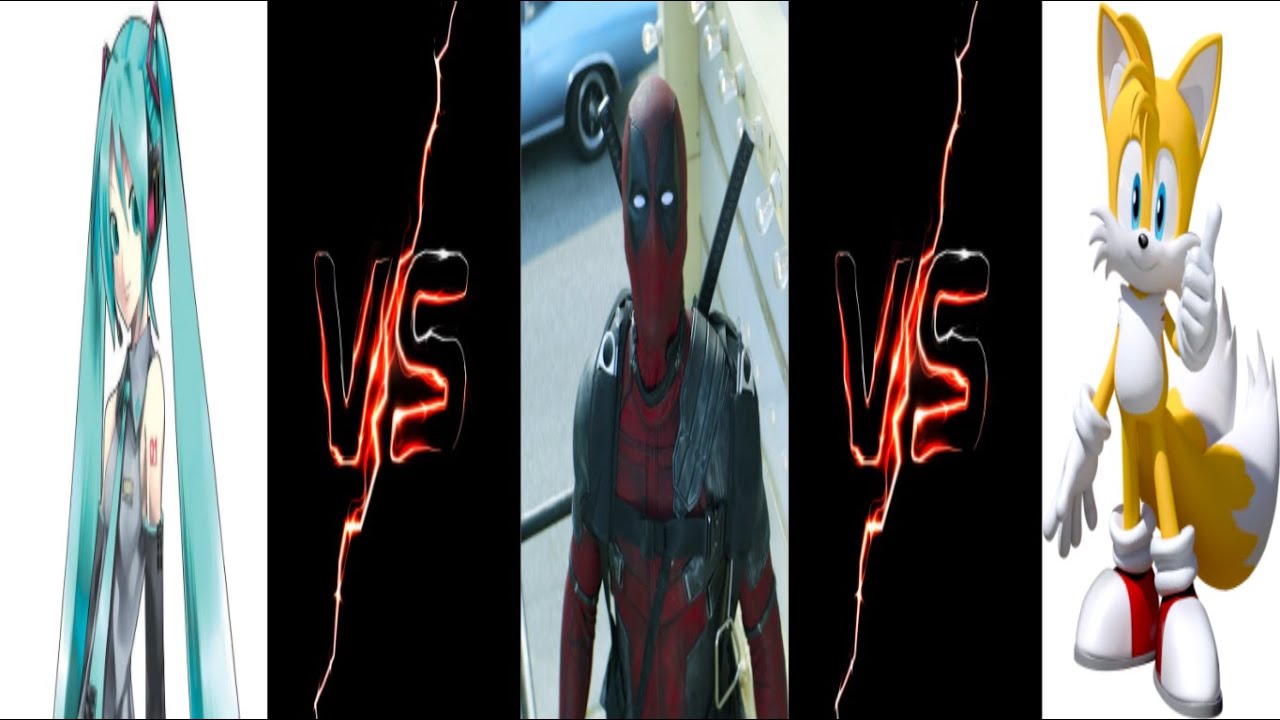 Random Mii Battles Season 1 Episode 3 Hatsune Miku VS Deadpool VS Tails ...