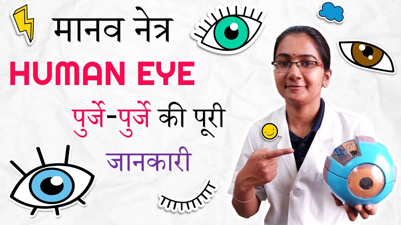 मानव नेत्र | HUMAN EYE | एक-एक पुर्जा खोलकर बताएंगे आपको | Biology ...