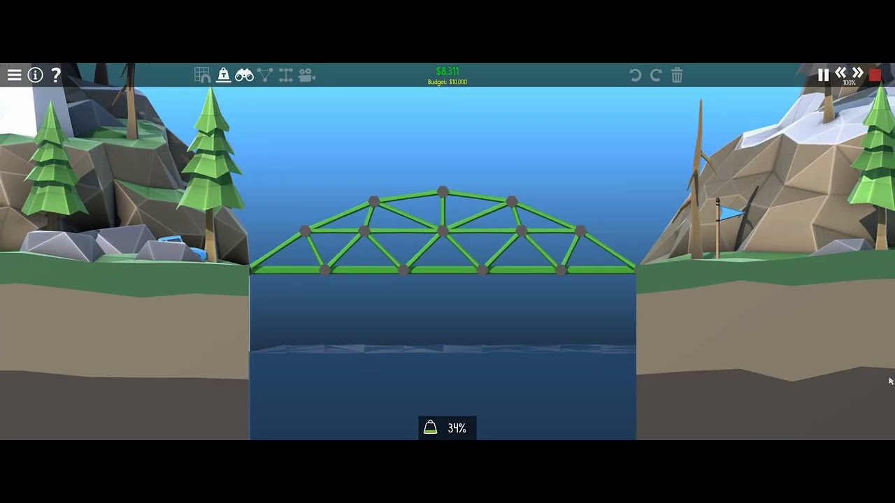 Poly Bridge 2 - Level 1-01 - YouTube
