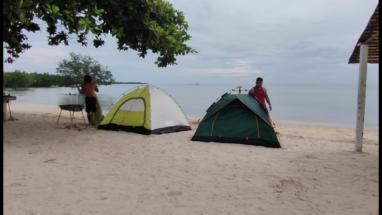 BEACH CAMPING | BONISTA BEACH RESORT | ESCALANTE CITY | - YouTube