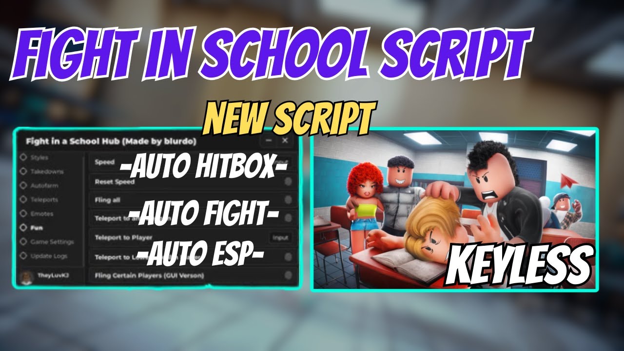 [2025] Fight In A School Script Pastebin Keyless | Aimbot · Kill Aura ...