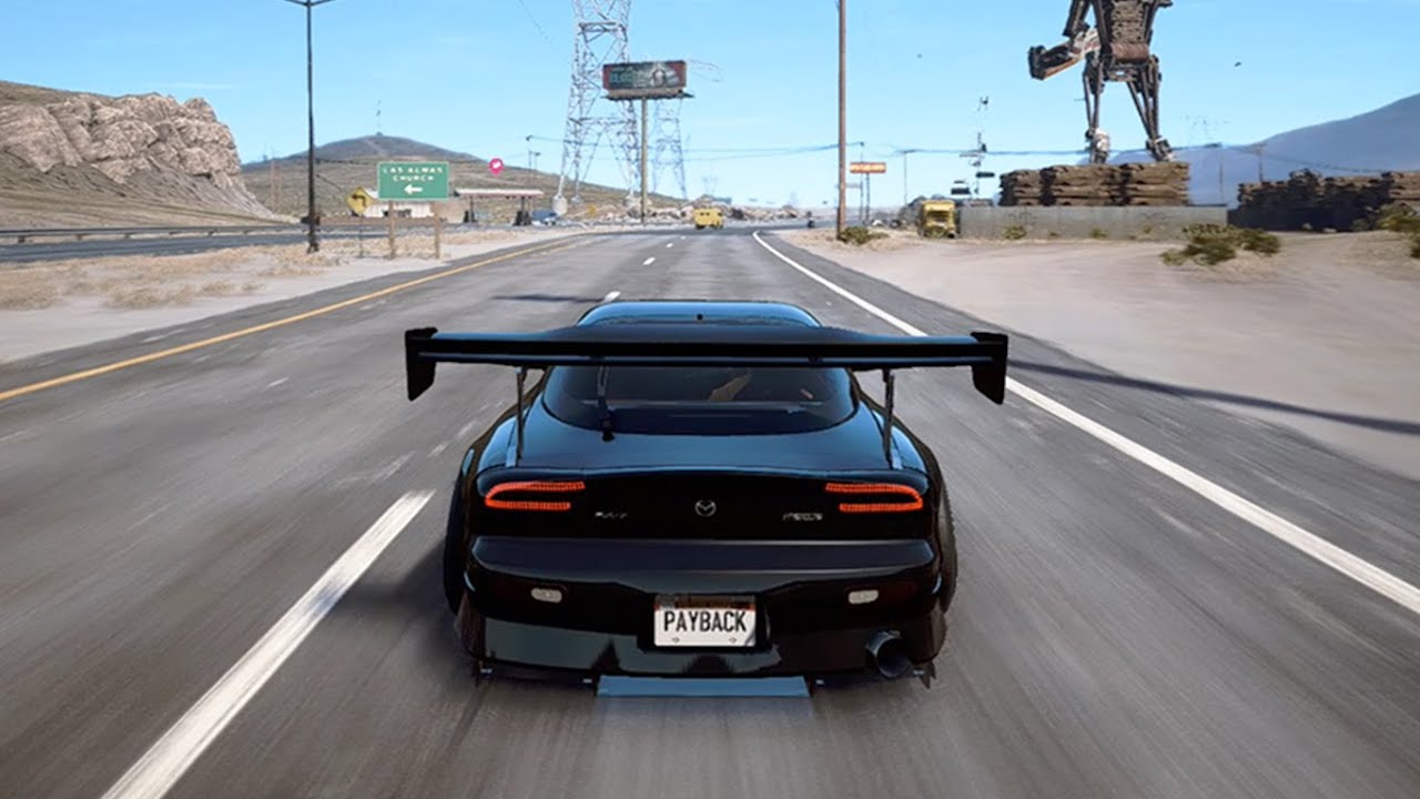 NFS PAYBACK (VECTORACE) MAZDA RX7 NİCE SOUND vs CUSTOMİZATİON - YouTube