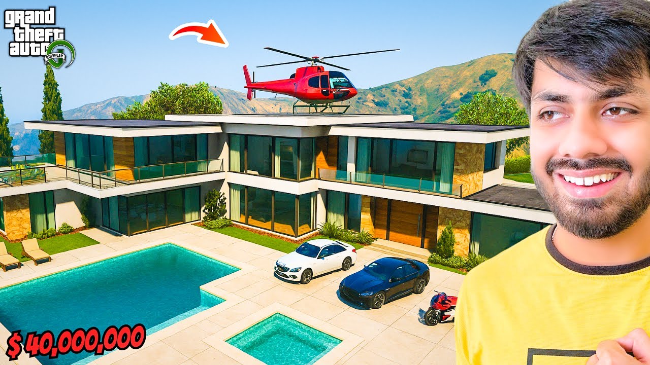 FINALLY BOUGHT A NEW FAMILY MANSION WITH SWIMMING POOL IN GTA 5 RP ...