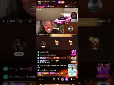 Tomi Kay and her soon to be ex? Kerry, disagree on dre baby panel.. #bigolive #mustwatch