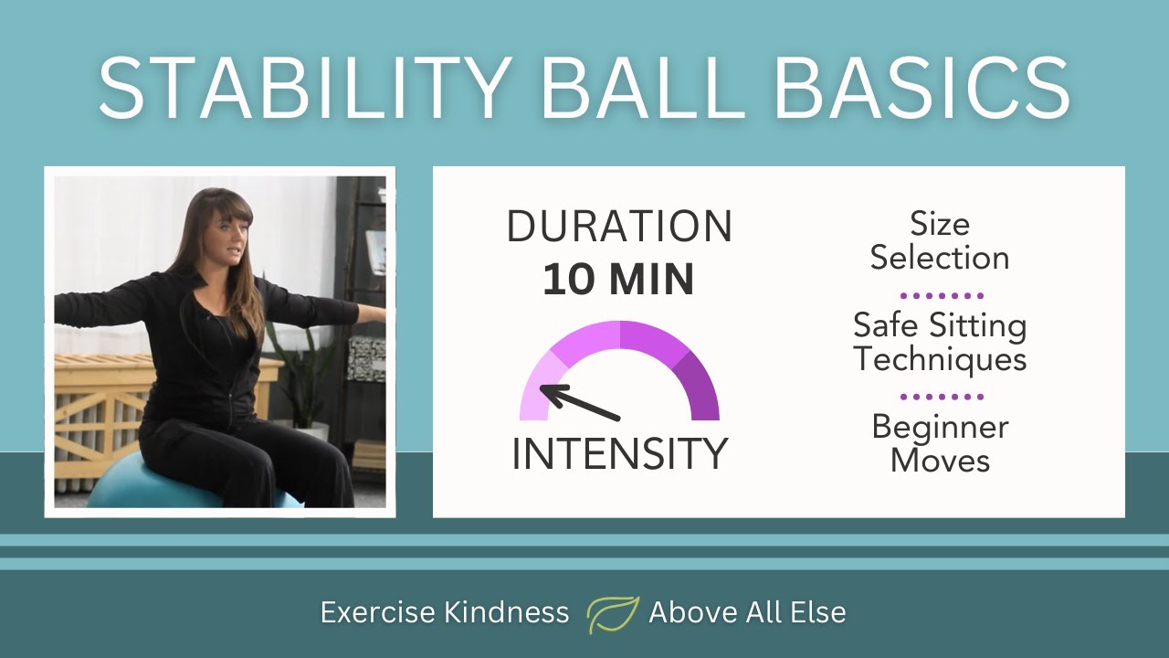 Stability Ball 101: Complete Beginner's Guide to Size, Safety ...