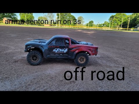 Arrma senton- running on 3s - YouTube
