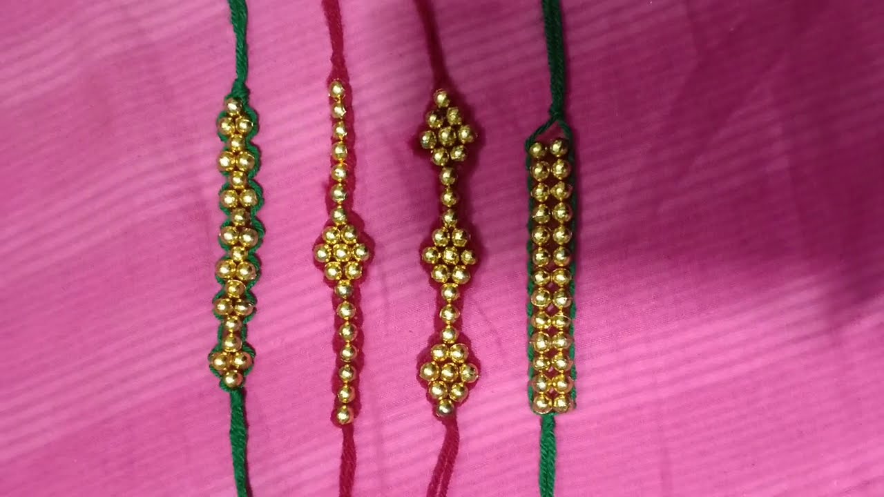 4 easy handmade rakhi designs|| HOMEMADE BEAUTIFUL RAKHI DESIGNS FOR ...