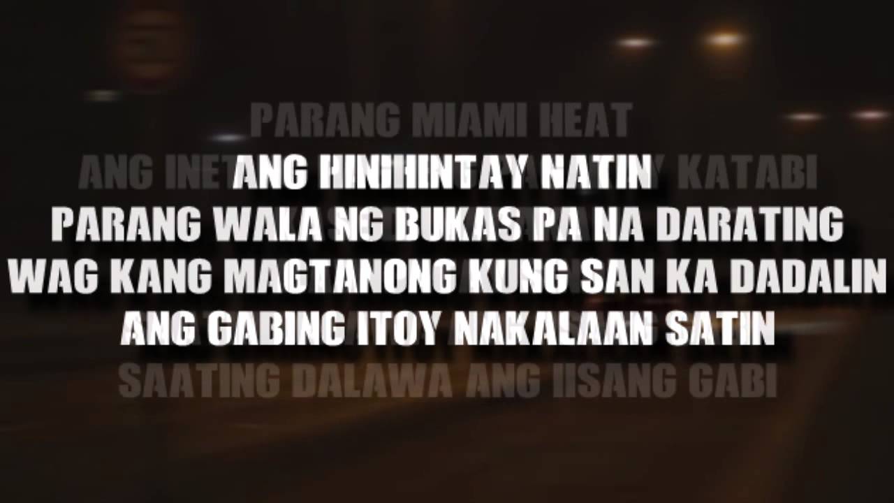 Isang Gabi Official Video Lyrics - YouTube