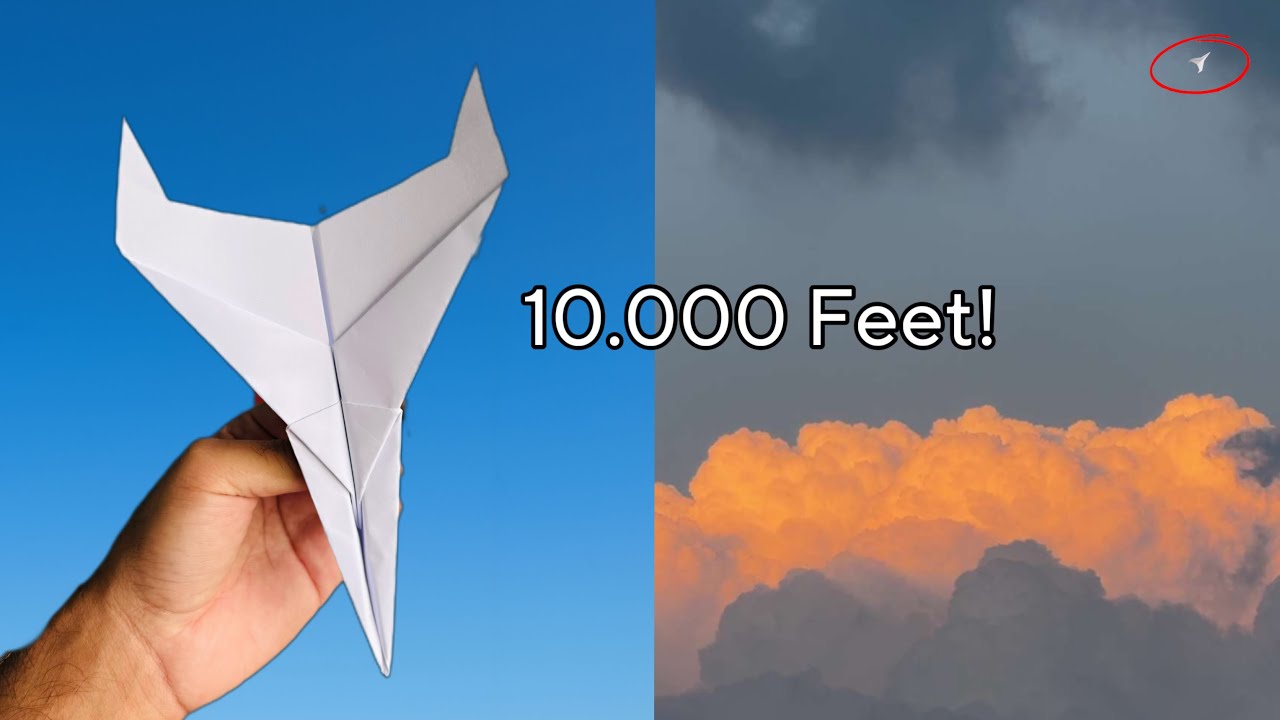 Perfect Paper Airplane, step on how to make a paper airplane, trick ...