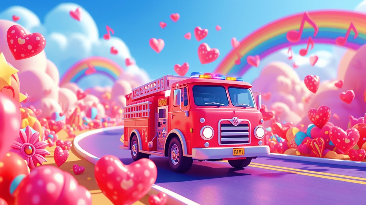 Nee Naw Fire Truck Song Firefighter Heroes Nursery Rhyme | Kids ...