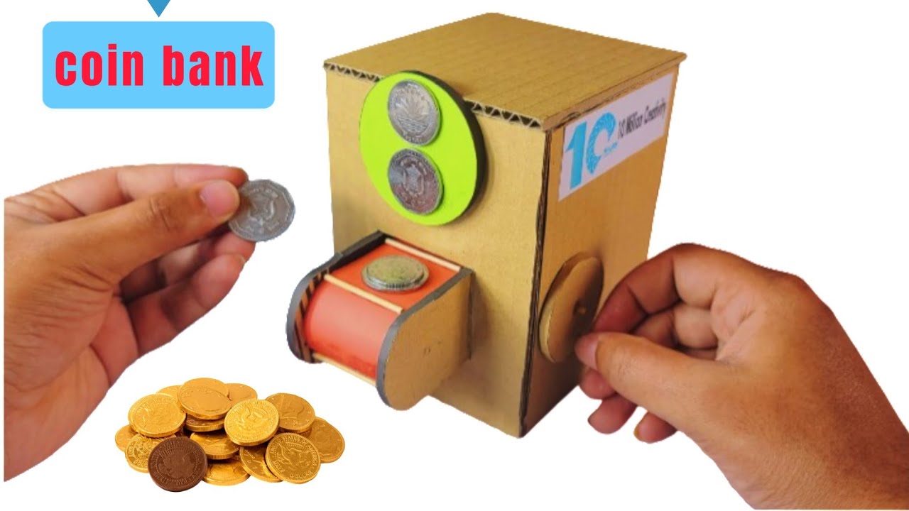 How To Make Coin Bank From Cardboard | Amazing Cardboard Project ||🔥🔥🔥# ...