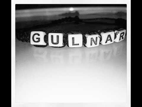 Adlara uyğun qolbaq düzəltmək. Adlı qolbaq toxumaq. Qolbaq necə hazırlanır. Qolbağ nümunələri