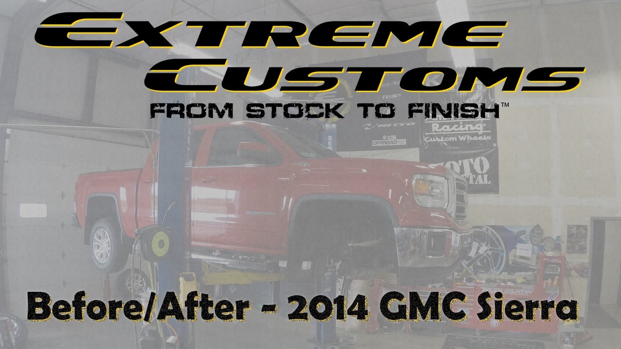 From Stock To Finish - 2014 GMC Sierra 1500 w/ 20" Moto Metal Razors ...