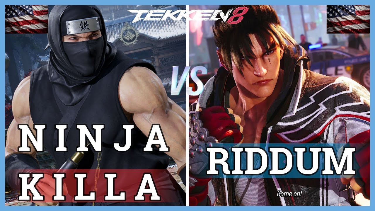 Tekken 8 | Ninjakilla (Law) vs Riddum (Jin) Ranked Matches - YouTube