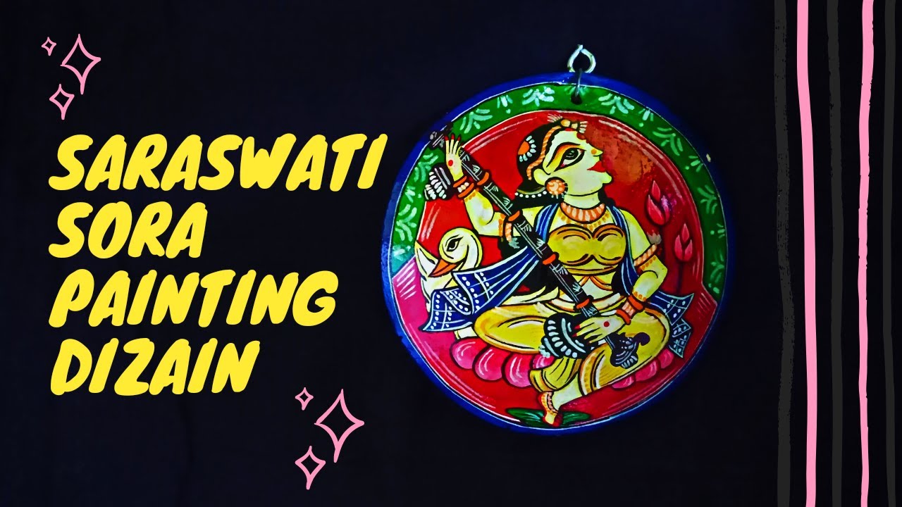 Saraswati sora painting PROSES/ #sora_painting / sora making laxmi sora ...