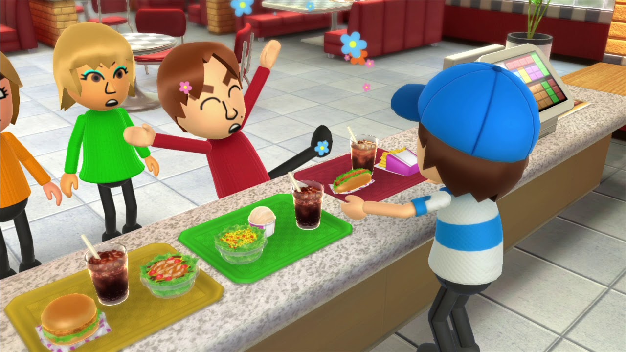 [Kids] Wii Party U - Feed Mii (Eng Sub, Play movies 26) Play my kids ...