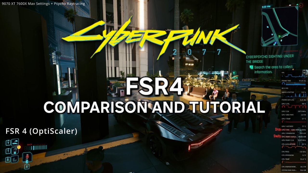 FSR4 vs FS3 in Cyberpunk and how to get it with OptiScaler - YouTube