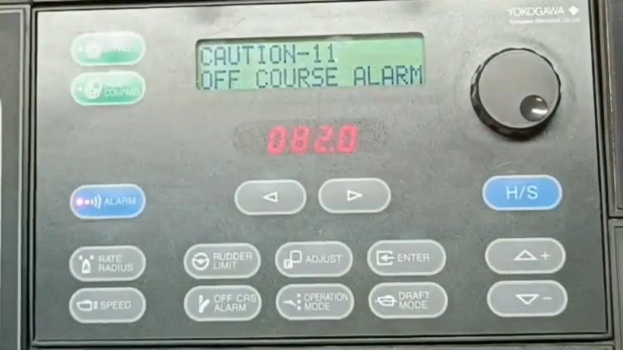 How to test off course alarm#test#alarm#offcourse - YouTube