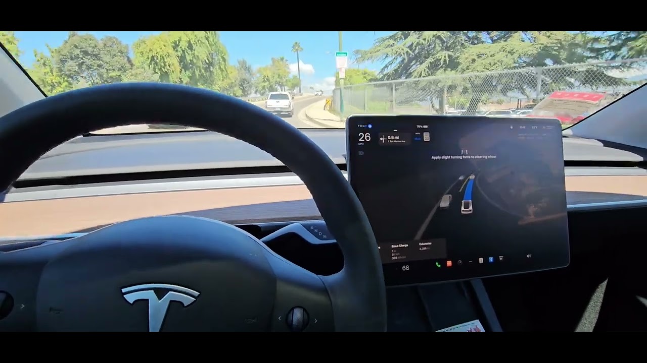 First time in a car that drives itself! A car or a robot? - YouTube