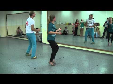Dominican Bachata - A.Korzun&D.Reut [Luna-Ufa]. Solo Lesson 1