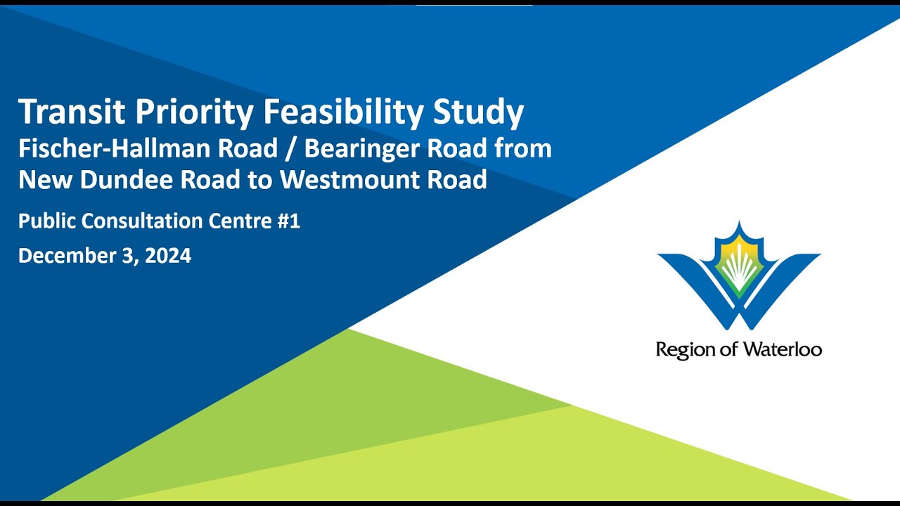 Fischer-Hallman Transit Priority Feasibility Study: Public Consultation ...