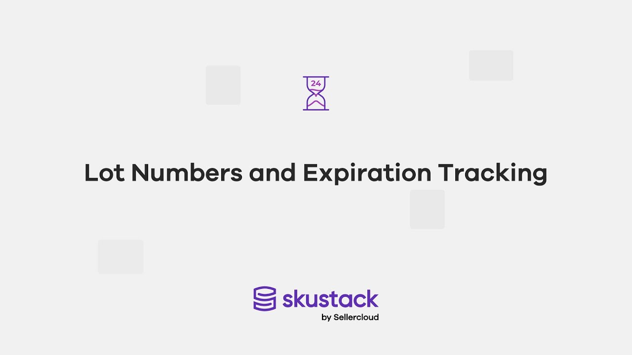 Lot Number and Expiration Date Tracking | Skustack Features - YouTube