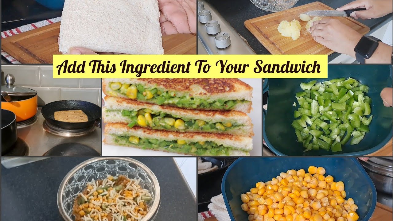 Add This Ingredient To Your Sandwich And Enjoy It || Breakfast & Tea ...