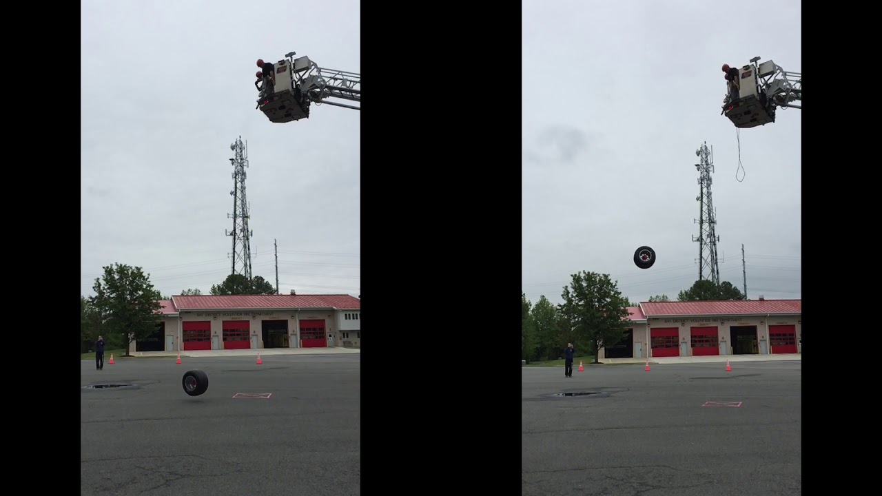 F1 Drop Test 30ft Comparison Inflated vs Deflated - YouTube