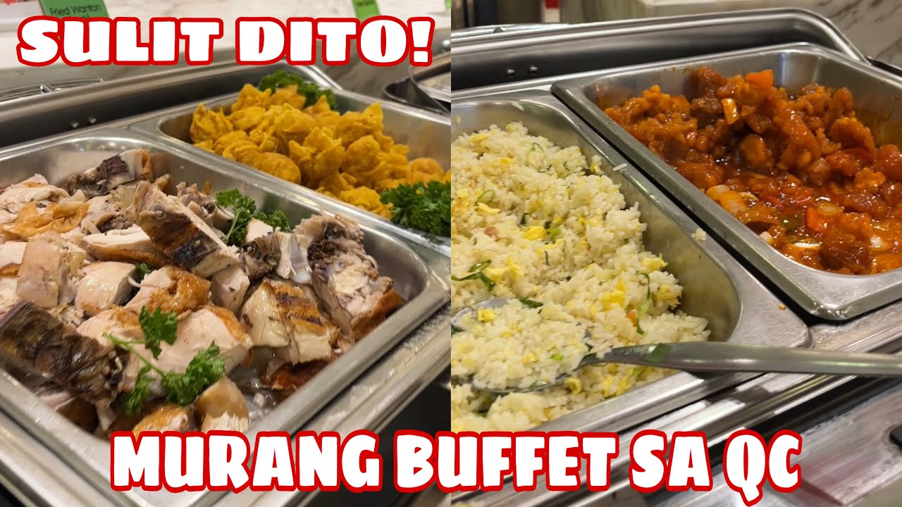 MURA AT MASARAP NA BUFFET SA QC | TRAMWAY GARDEN BUFFET (Timog) - YouTube