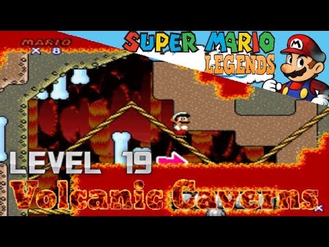 Super Mario Legends - Level 19: Volcanic Caverns - YouTube